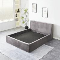 China Space Saving Durable Bed With Removable Cover Breathable Fabric Vacuum Compressed Roll Foam Bed Box For Bedroom Villa Home for sale