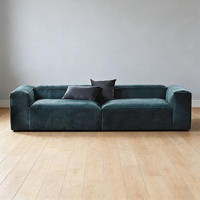 China Luxury Modern Convertible Vacuum Pack Modular Sofa Set Compressed Fabric For Living Room Apartment Hotel Villa School for sale