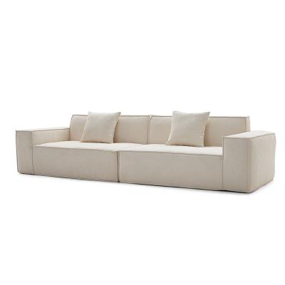 China Modular Fabric High Density Sponge Compression Living Room Sofas Set Furniture Sectional Vacuum-Packed Cucstomized Couch for sale