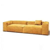 China Luxury Home Office Furniture Vacuum Packaging Living Room Corduroy Compressed Modular Sofa Bed for sale