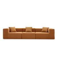 China Simple Reclining Boneless Sofa Set With Expandable Function Vacuum Packaging Modern Sofa Bed Teddy Sofa for sale