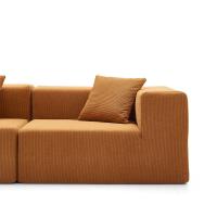 China Vacuum Sealed Modular Office-Friendly Ottoman Matching Pillow Space-Saving Upholstered Custom Module Compressed Sofa for sale