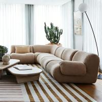 China Modern Vacuum Sealed Pack Couch Modular Sectional Full Sponge Compressed Frameless Living Room Sofa Set Furniture for sale