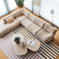 China Modern Vacuum Sealed Pack Couch Modular Sectional Full Sponge Compressed Frameless Living Room Sofa Set Furniture for sale