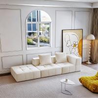 China Vacuum Pack Sectional Couches Luxury Living Room White Cloud Sofa Modular Compressed Sofa Set Furniture for sale