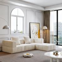 China Vacuum Pack Sectional Couches Luxury Living Room White Cloud Sofa Modular Compressed Sofa Set Furniture for sale