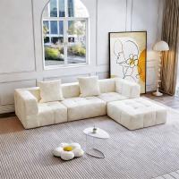 China Vacuum Pack Sectional Couches Luxury Living Room White Cloud Sofa Modular Compressed Sofa Set Furniture for sale