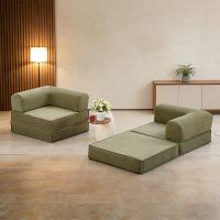 China Vacuum Compressed Sofa Bed In Box Modular Sponge Filling Unpacking Friendly Apartment Living Furniture for sale