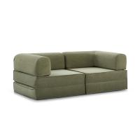 China Vacuum Compressed Sofa Bed In Box Modular Sponge Filling Unpacking Friendly Apartment Living Furniture for sale