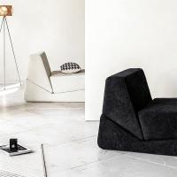 China Modern Square Sectional Sofa Apartment Living Room Bedroom Recliner Sofa Bed Furniture Vacuum Compressed Modular Packing for sale