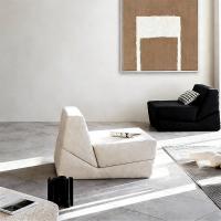 China Modern Square Sectional Sofa Apartment Living Room Bedroom Recliner Sofa Bed Furniture Vacuum Compressed Modular Packing for sale