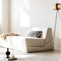 China Modern Square Sectional Sofa Apartment Living Room Bedroom Recliner Sofa Bed Furniture Vacuum Compressed Modular Packing for sale