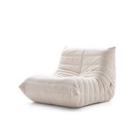 China High Quality Compressed Sofa Corduroy Fabric Single Sofa Segmented Lounge Chair for Bedrooms for sale