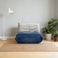China High Quality Compressed Sofa Corduroy Fabric Single Sofa Segmented Lounge Chair for Bedrooms for sale