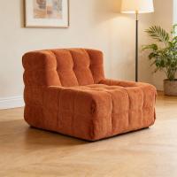 China Vacuum Compressed Cloud Sofa Cream Fabric Bubble Chair Single Seat Modern Lazy Floor Couch For Living Room Lounge Furniture for sale