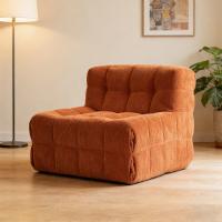 China Vacuum Compressed Cloud Sofa Cream Fabric Bubble Chair Single Seat Modern Lazy Floor Couch For Living Room Lounge Furniture for sale