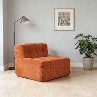 China Livingroom Modern Boucle Fabric Compressed Sofa Chair Compression Single Sofa Vacuum Compressed Furniture for sale