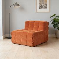 China Livingroom Modern Boucle Fabric Compressed Sofa Chair Compression Single Sofa Vacuum Compressed Furniture for sale