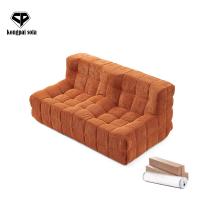 China Livingroom Modern Boucle Fabric Compressed Sofa Chair Compression Single Sofa Vacuum Compressed Furniture for sale