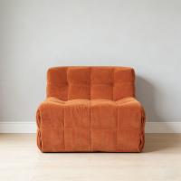 China Livingroom Modern Boucle Fabric Compressed Sofa Chair Compression Single Sofa Vacuum Compressed Furniture for sale