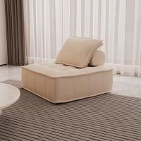 China Single Seater Fabric Square Villa Vacuum Compressed Stackable Sofa Quick Rebound Without Deformation for sale