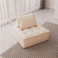 China Single Seater Fabric Square Villa Vacuum Compressed Stackable Sofa Quick Rebound Without Deformation for sale