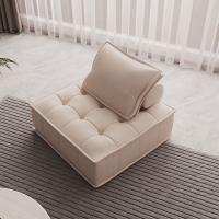 China Single Seater Fabric Square Villa Vacuum Compressed Stackable Sofa Quick Rebound Without Deformation for sale