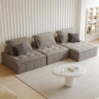 China Modern Lazy Home Compressed Sofa Single Fabric Sponge Compressed Sofa Modern for sale