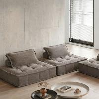 China Modern Lazy Home Compressed Sofa Single Fabric Sponge Compressed Sofa Modern for sale