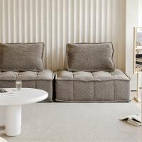 China Modern Lazy Home Compressed Sofa Single Fabric Sponge Compressed Sofa Modern for sale