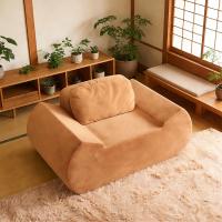 China Compressed Lazy Sofa In A Box For Hot-Selling Movable Simple And Comfortable Dumpling Tatami Single Recliner for sale