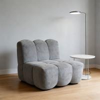 China Vacuum Compressed Upholstered Modular Single Seat Fabric Compression Sofa Large Villa Apartment Living Room for sale