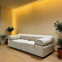 China Modern Living Room Furniture Set Convertible Couch Bed Sectional Sofa Wholesale Foam Compression for sale