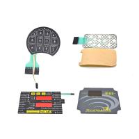 China Custom Waterproof Silkscreen Embossing Membrane Switch with Metal Dome 0.25mm Tolerance for sale