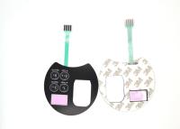 China Embossed Tactile Membrane Switch Keypad with 3M467MP Adhesive - 1 Million Cycle Life, 50VDC Rating for Control Panels for sale