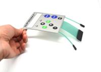 China LED Membrane Switch with Tactile Embossed Buttons for Printer Controller - 30V Max, -20° to 65°C Operating Range for sale
