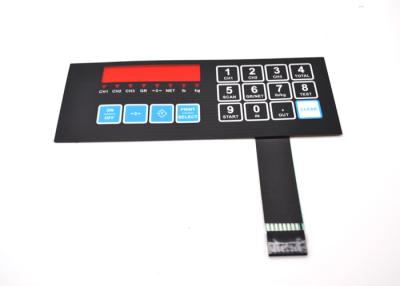 China ZS-12 Flat Single Shielding Sealed Membrane Switch with Transparency Window - Non-Metal Dome, PET Silver Circuit for sale
