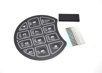 China ZS-13 Embossed Tactile Membrane Switch with 3M467 Adhesive - 1 Million Cycle Durability for Remote Controllers for sale
