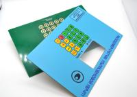 China Embossed Tactile Electronic PCB Membrane Switch Keyboard with 3M 467 Adhesive for Telecommunication Equipment for sale