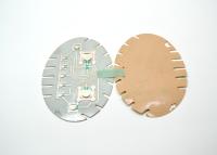 China Round Metal Dome Membrane Switch with 2.54mm Connector and Waterproof Design for Industrial Applications for sale