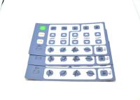 China Custom Tactile Embossed Membrane Switch Panel 180mm x 110mm with 5-Color Printing and 1M+ Cycle Life for sale