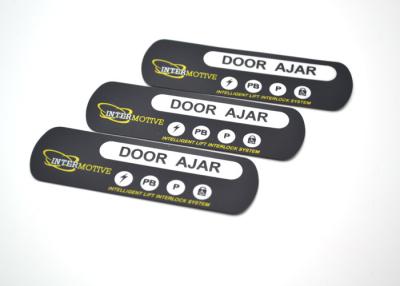 China Tactile Membrane Push Button Switch Panel 0.1-0.25mm Thickness for Door Ajar Controller with Custom Graphic Overlay for sale