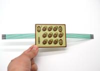 China ZS-23 LED Metal Dome Membrane Switch with 2-Circuit Design and Embossed Tactile Buttons for Industrial Control Panels for sale