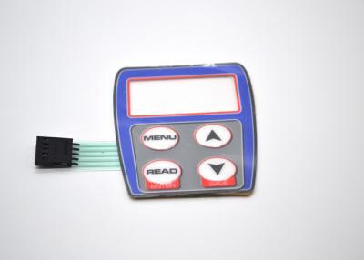 China Embossing Keys Membrane Touch Switch with 4 Metal Domes, ISO9001 Certified, 100 Million Cycle Life, 0.6-1.5mm Stroke for sale