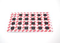 China Square Embossed Buttons Membrane Switch Panel Keypad ZS-27 for Medical Instruments with 35V DC Rating and 1 Million Cycle Life for sale