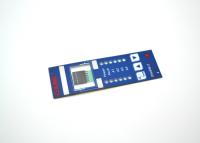 China 3 Metal Dome Polyester Membrane Switch 125mm x 40mm with Embossed Graphics and Heat Resistance for sale