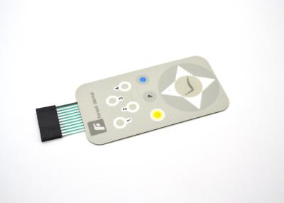 China ZS-39 Shielding Circuit Sealed Membrane Switch 110mm x 55mm for Medical Instruments with 2-24V Rating for sale