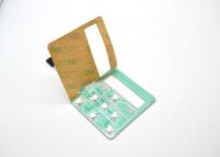 China Embossed Tactile Metal Dome Membrane Switch with 4-Color Overlay for Remote Controllers - 100 Million Cycle Life, -40°C to +80°C Operation for sale