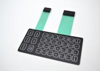 China Lightweight Metal Dome Membrane Switch With PET/PC/PMMA/PVC Flat Push Buttons for sale
