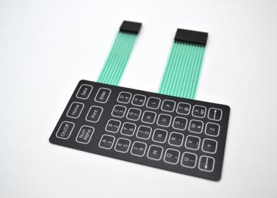 China Lightweight Metal Dome Membrane Switch With PET/PC/PMMA/PVC Flat Push Buttons for sale